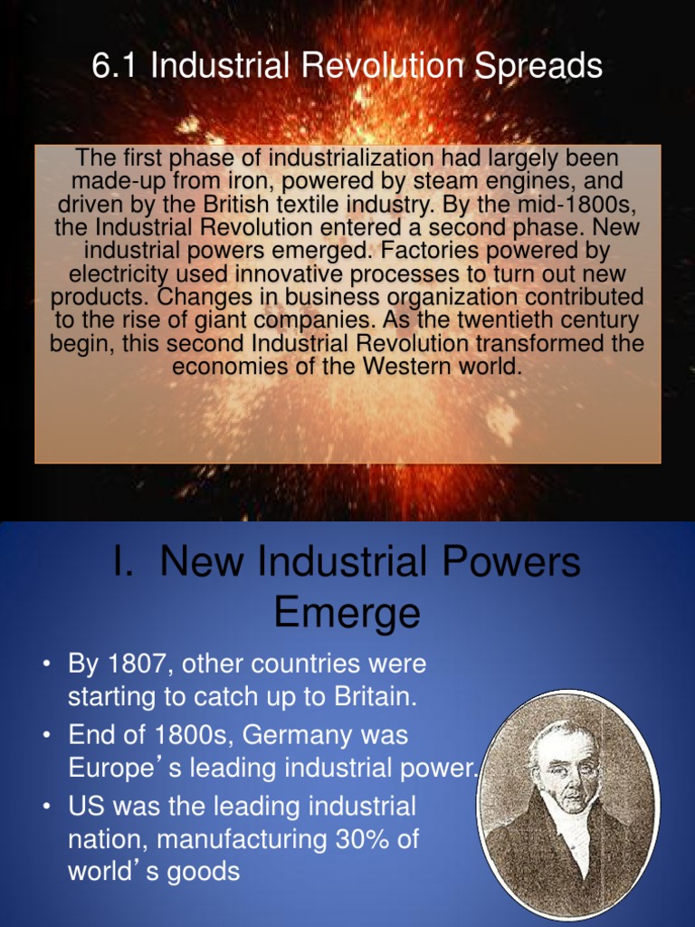 6.1 The Industrial Revolution Spreads | PDF | Industrial Revolution | Car