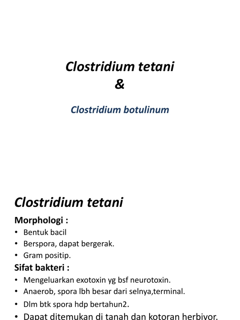 Tetanus: Penyebab, Gejala, dan Pencegahan | PDF | Pengembangan Diri ...