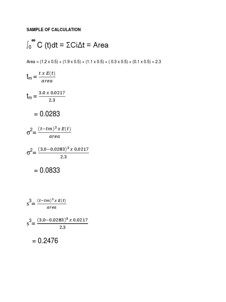 Integral Calculation and Results Summary | PDF