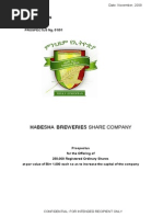 Dashen Brewery Share Company | PDF | Brewing | Beer