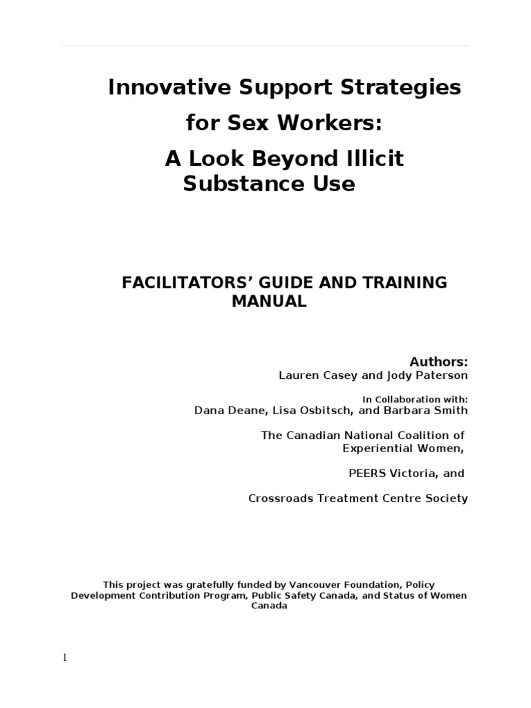 SWAT Training Manual | PDF | Prostitution | Substance Abuse