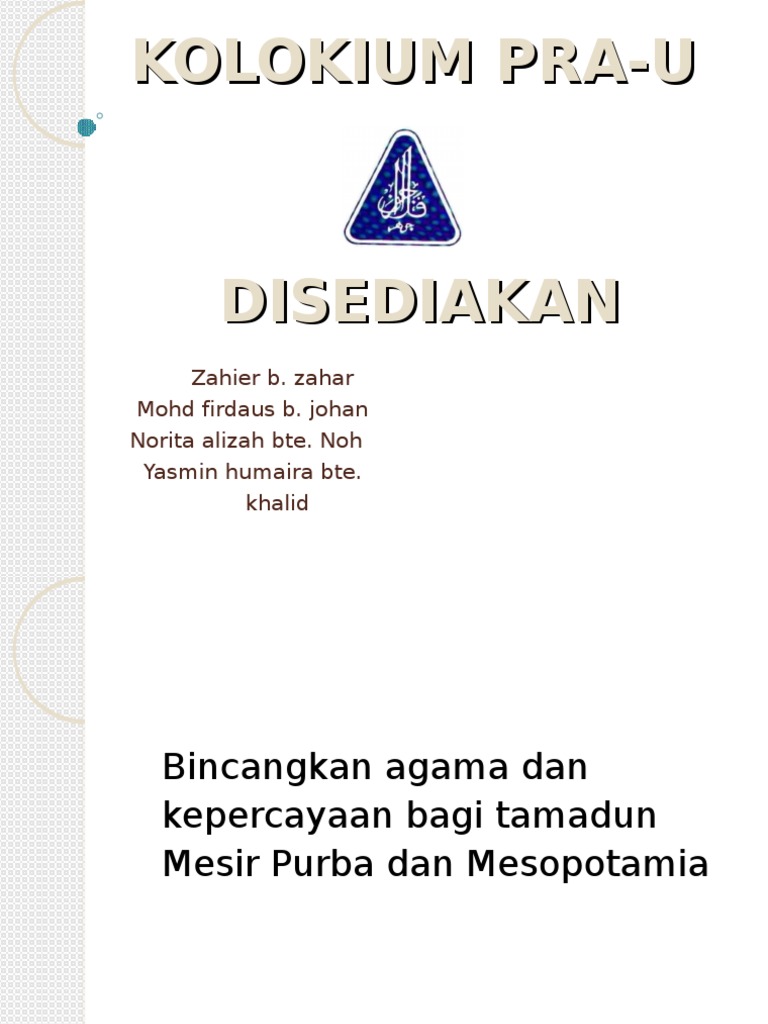 Kolokium Sejarah 1 | PDF