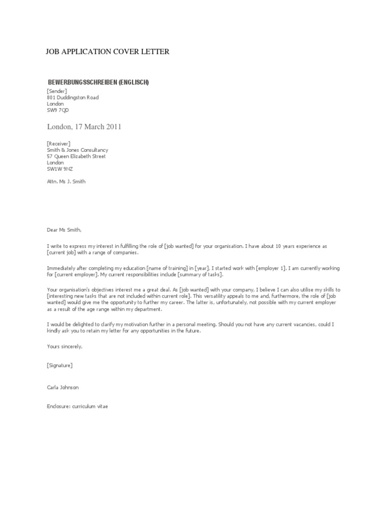 Job Application Cover Letter | PDF | Further Education | Labour