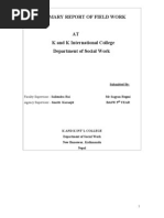 MSW Project Work Sample | PDF