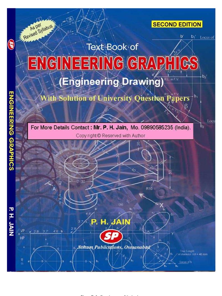 ENGINEERING GRAPHICS (ENGINEERING DRAWING) by P.H.Jain | PDF | Line ...