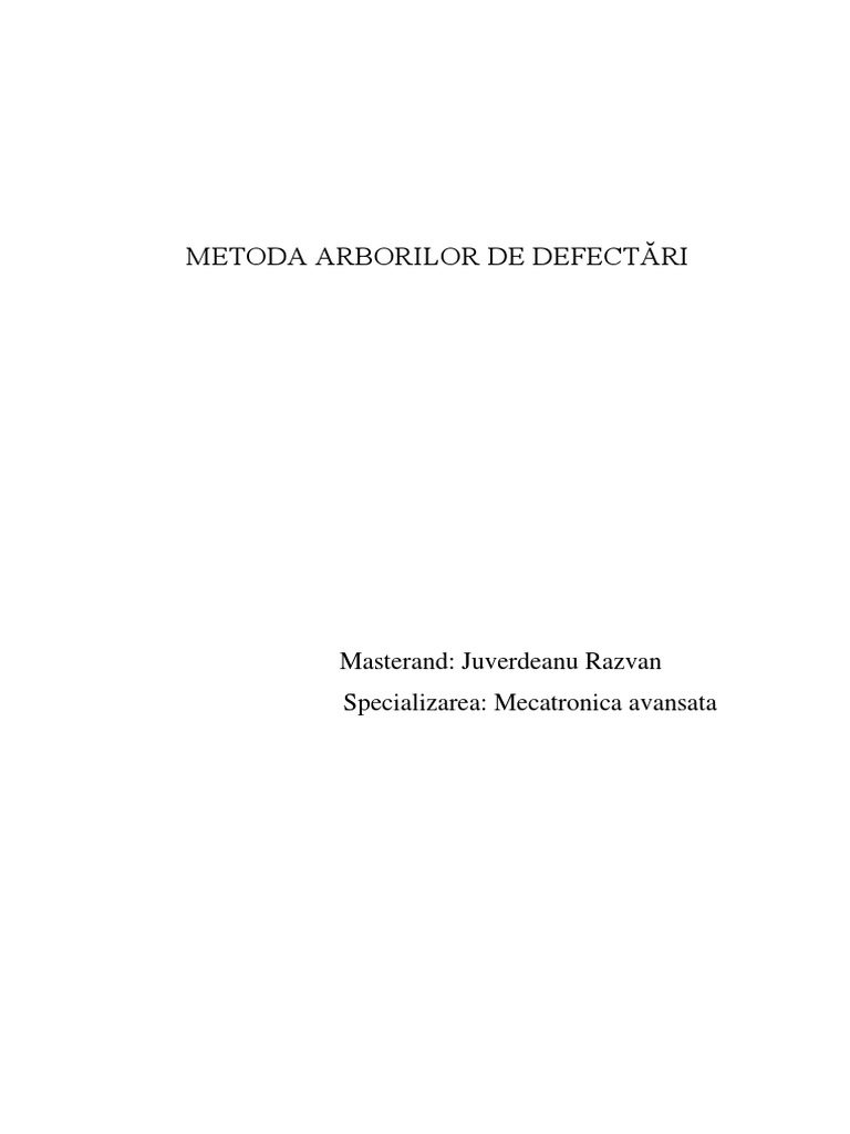 Arbori de Defectare | PDF