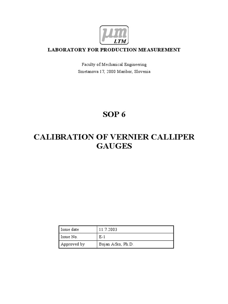 Sample Calibration Procedures | PDF | Calibration | Scientific Observation