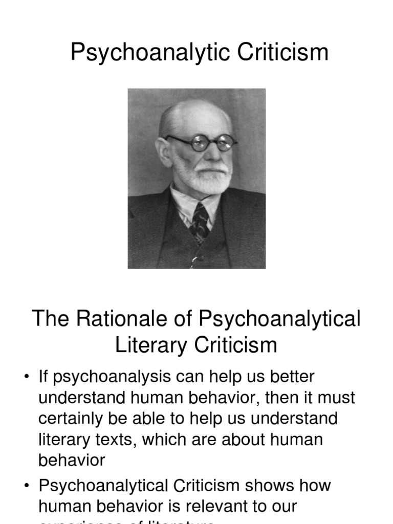 Psychoanalytic Literary Criticism Guide | PDF