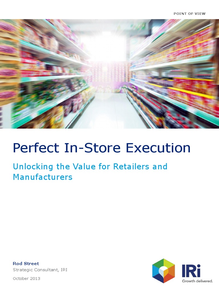 Perfect In-Store Execution, A Major Source of Untapped Value | PDF ...