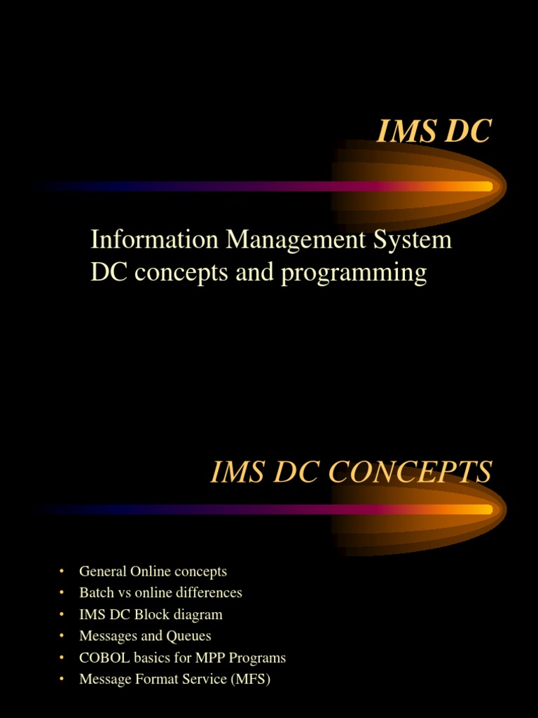 Ims DC | PDF | Scheduling (Computing) | Databases