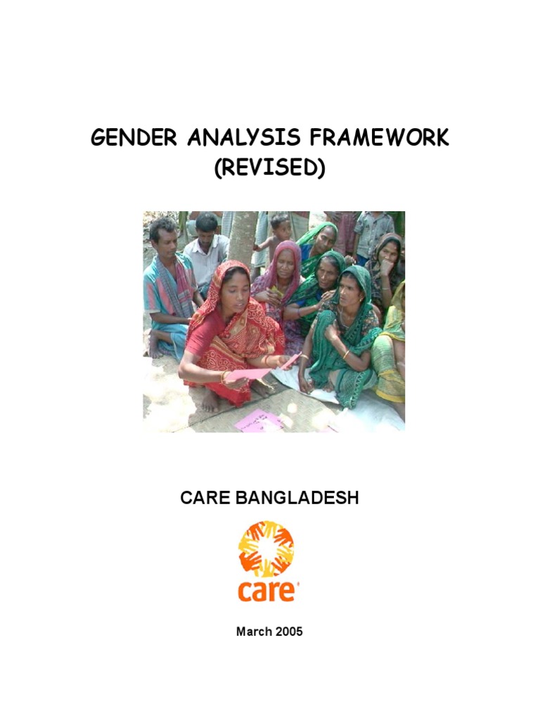 Gender Analysis Framework - CARE | PDF | Gender Analysis | Empowerment