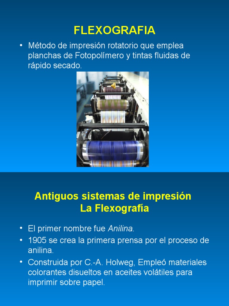 Presentacion Flexo 2009 | PDF | Materiales | Procesos industriales