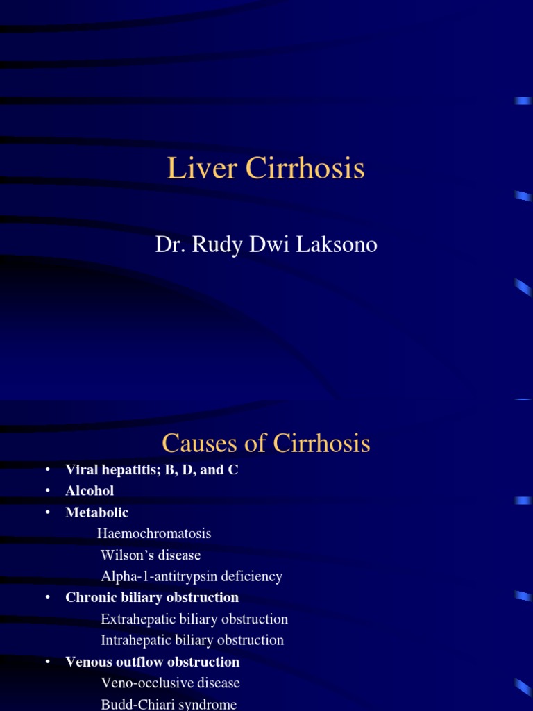 Sirosis Hepatis | PDF | Cirrhosis | Abdomen