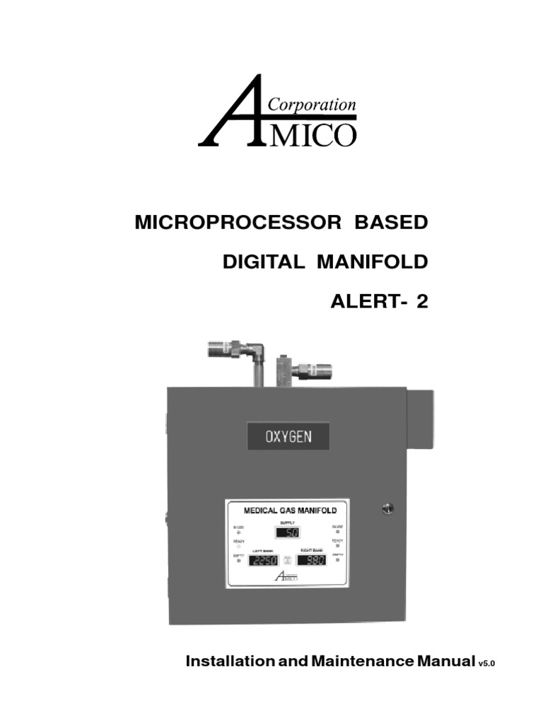 Microprocessor Based Digital Manifold Alert-2: Installation and Maintenance Manual | PDF | Valve ...