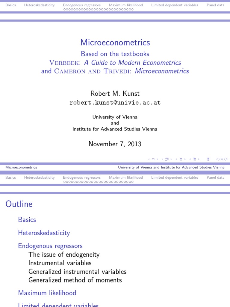Micecx 3 | PDF | Instrumental Variable | Ordinary Least Squares