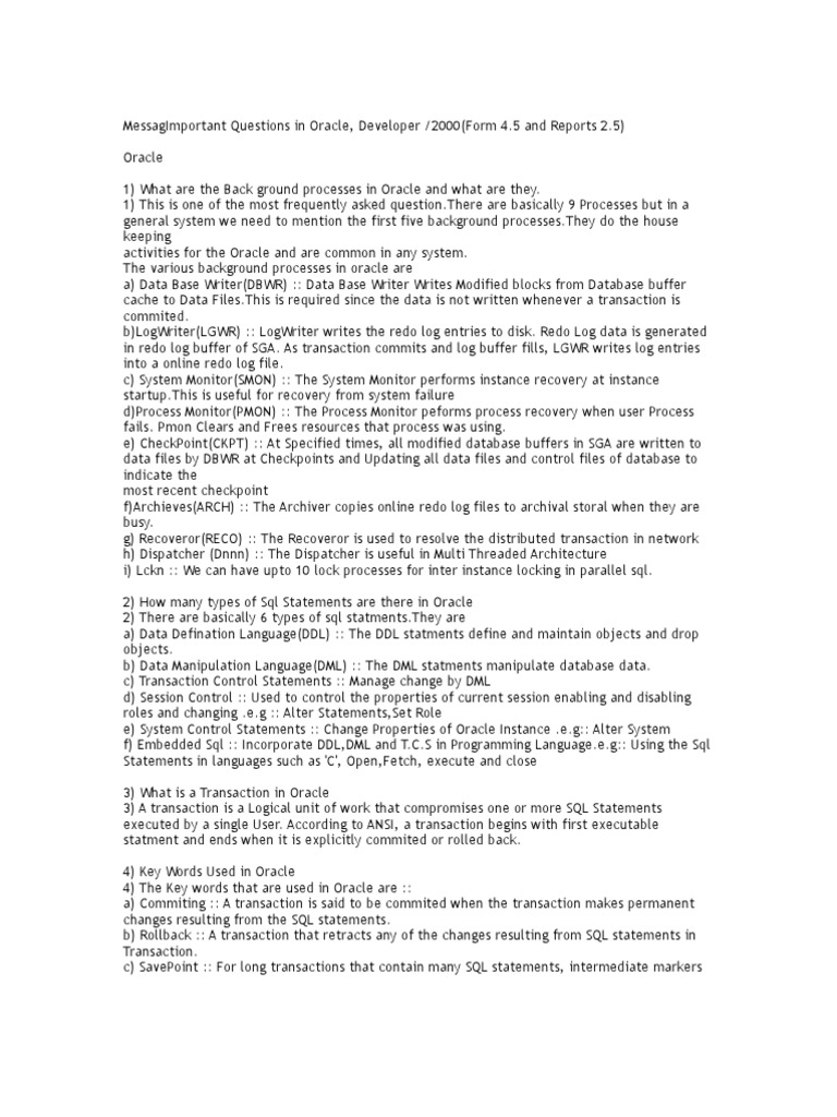 Interview Qns - 2 | PDF