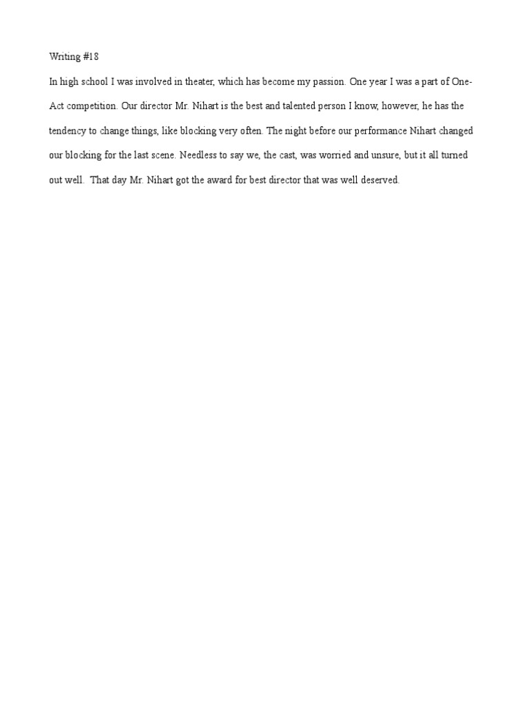 Writing 18 | PDF