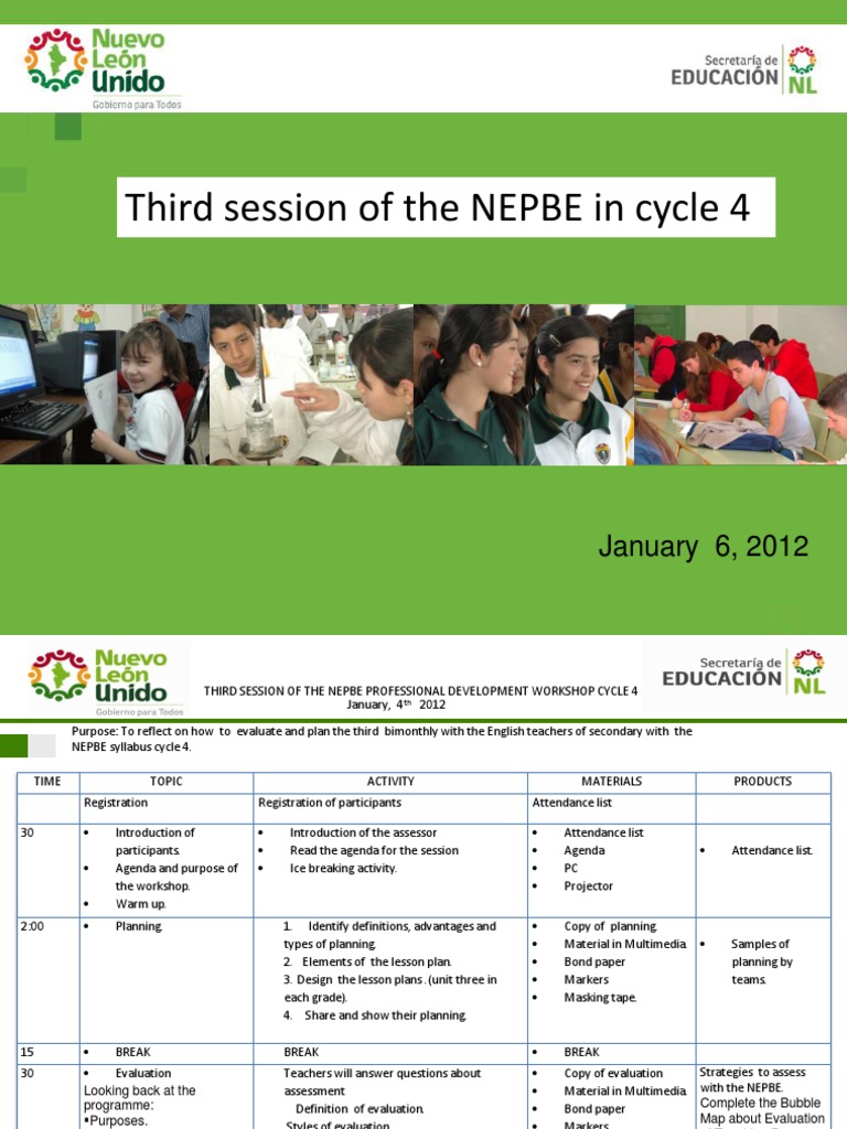 Third Session Articulacion | PDF | Educational Assessment | Lesson Plan