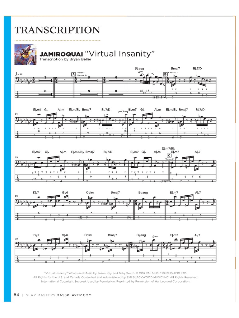 Virtual Insanity | PDF