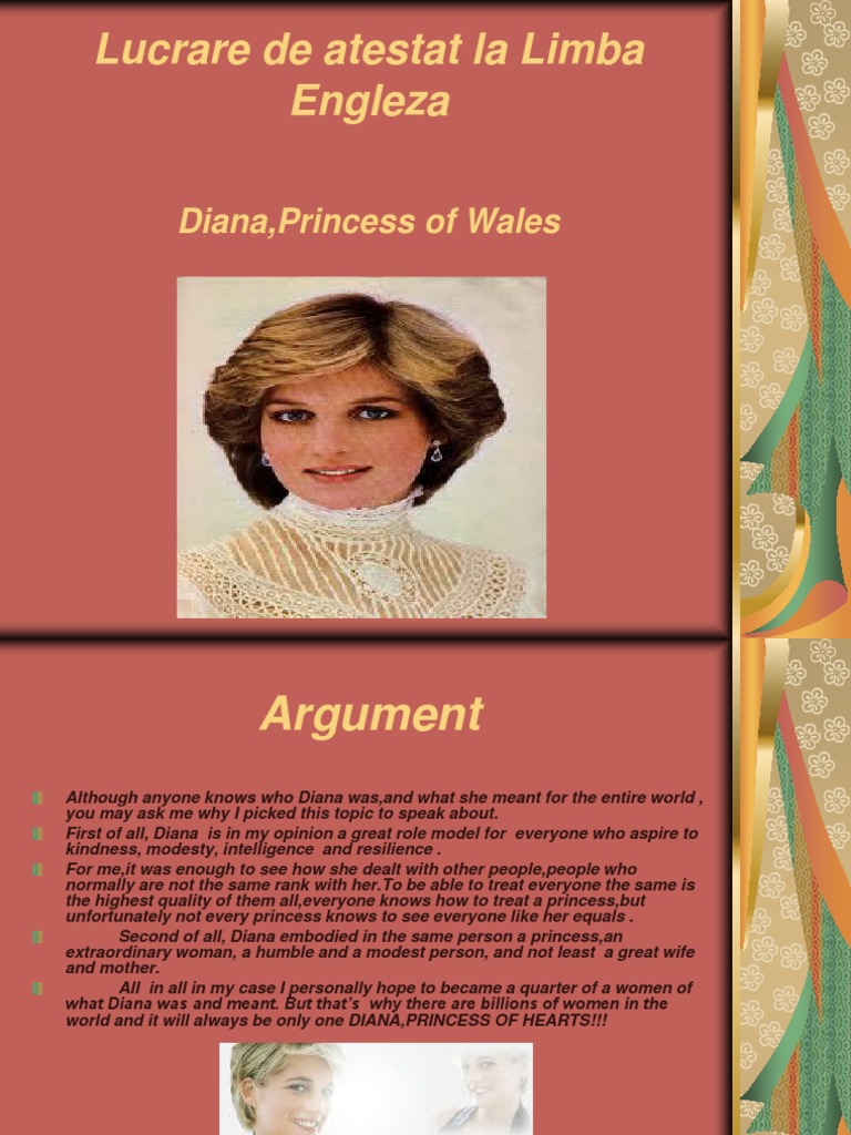 Atestat Engleza | PDF | Diana | Family