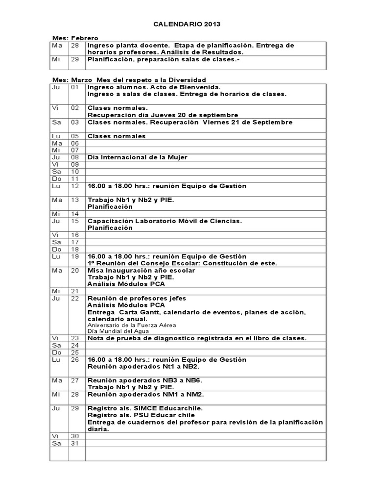 Calendario Utp 2012 | PDF | Informática y tecnología de la información ...