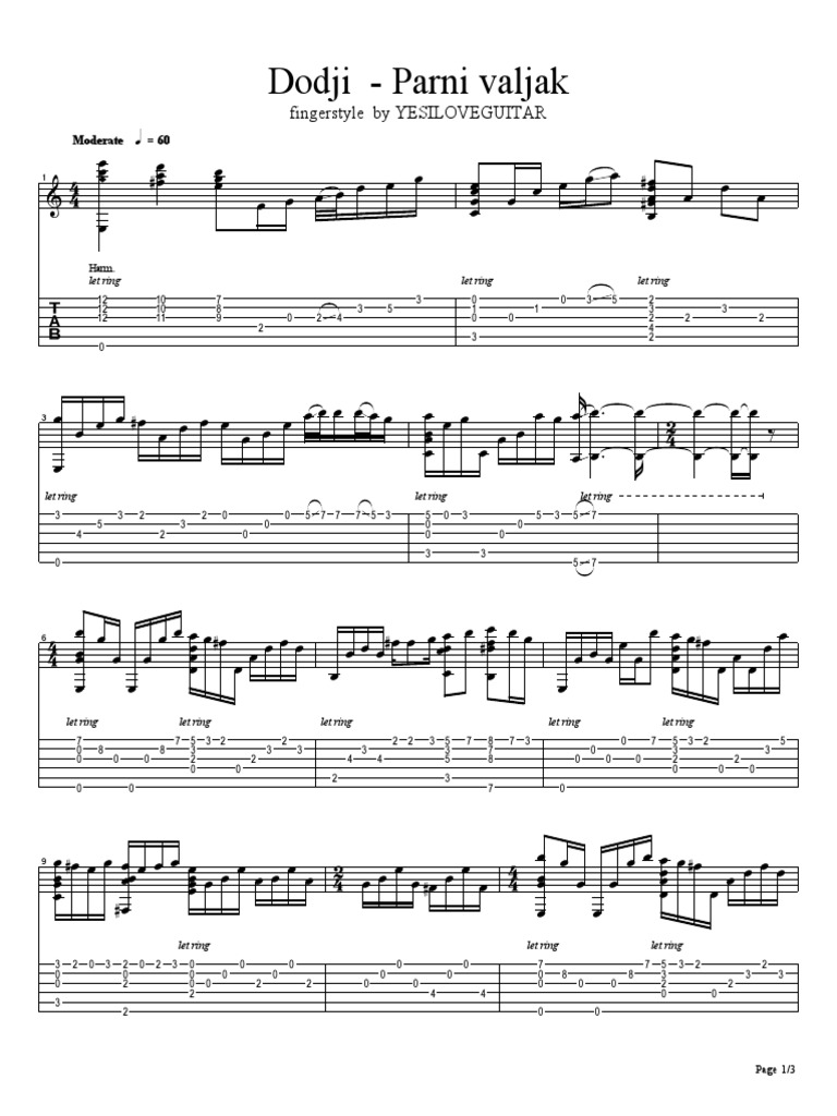 Dodji - Parni Valjak - Tab | PDF