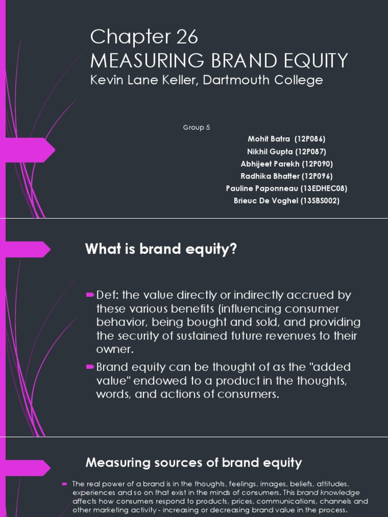Measuring Brand Equity | PDF | Brand | Mergers And Acquisitions
