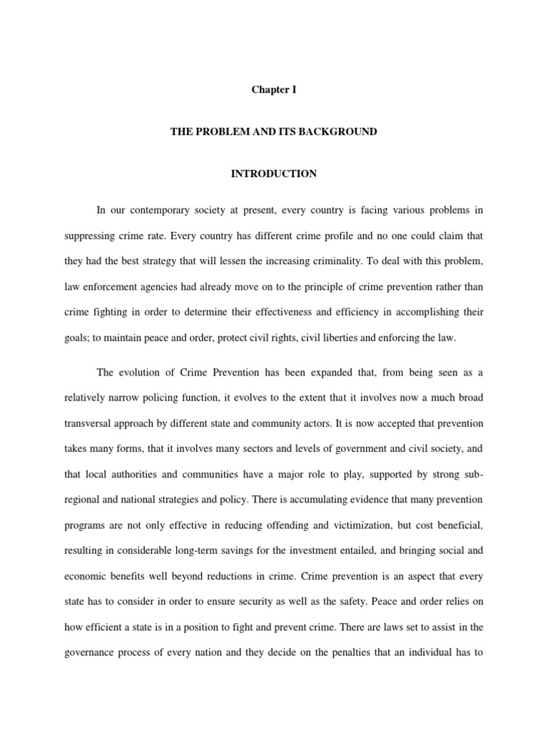 Effectiveness of Crime Prevention Strategies | PDF | Crime Prevention ...