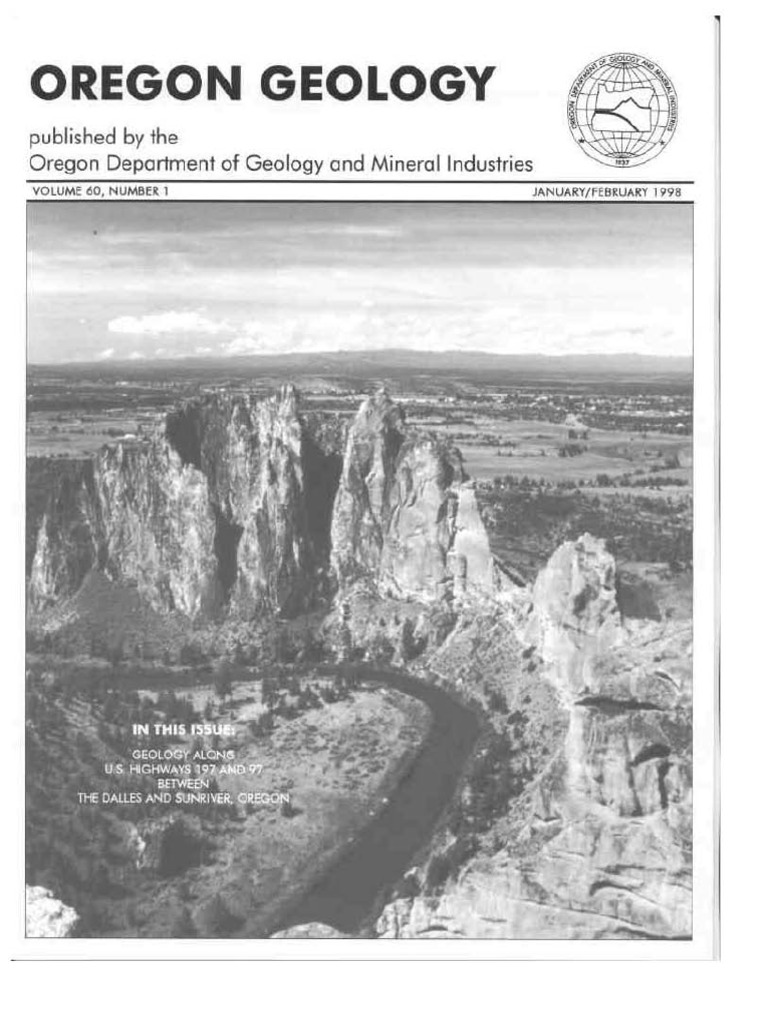 Oregon Geology Vol 60 | PDF | Magma | Igneous Rock