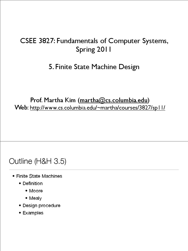 FSM Design | PDF | Theory Of Computation | Applied Mathematics