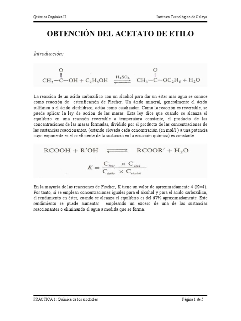 P3-Acetato de Etilo | PDF