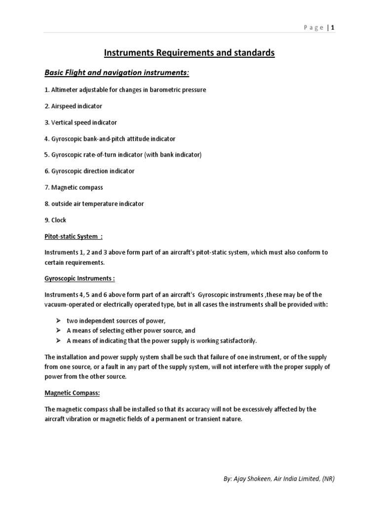 Aircraft Basics 1 | PDF