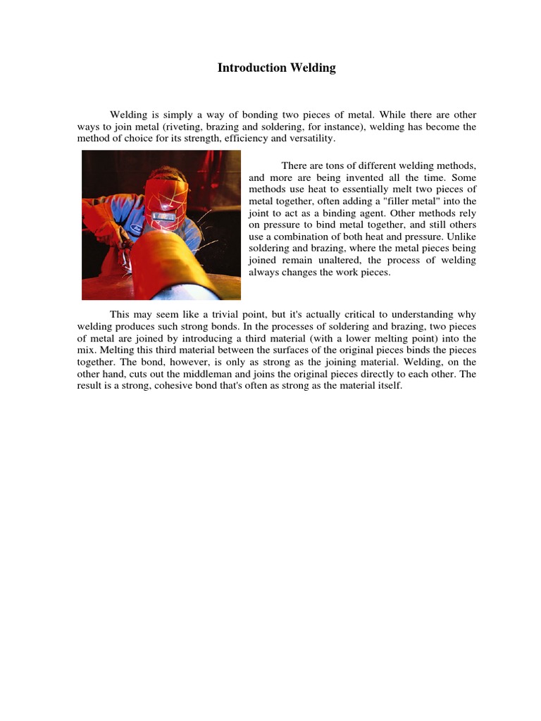 Welding Pdf Welding Construction