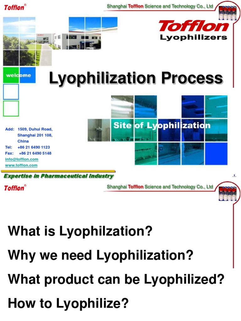Lyo Process | PDF | Freeze Drying | Freezing