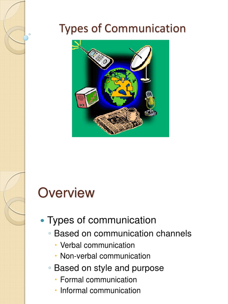 Types of Communication | PDF