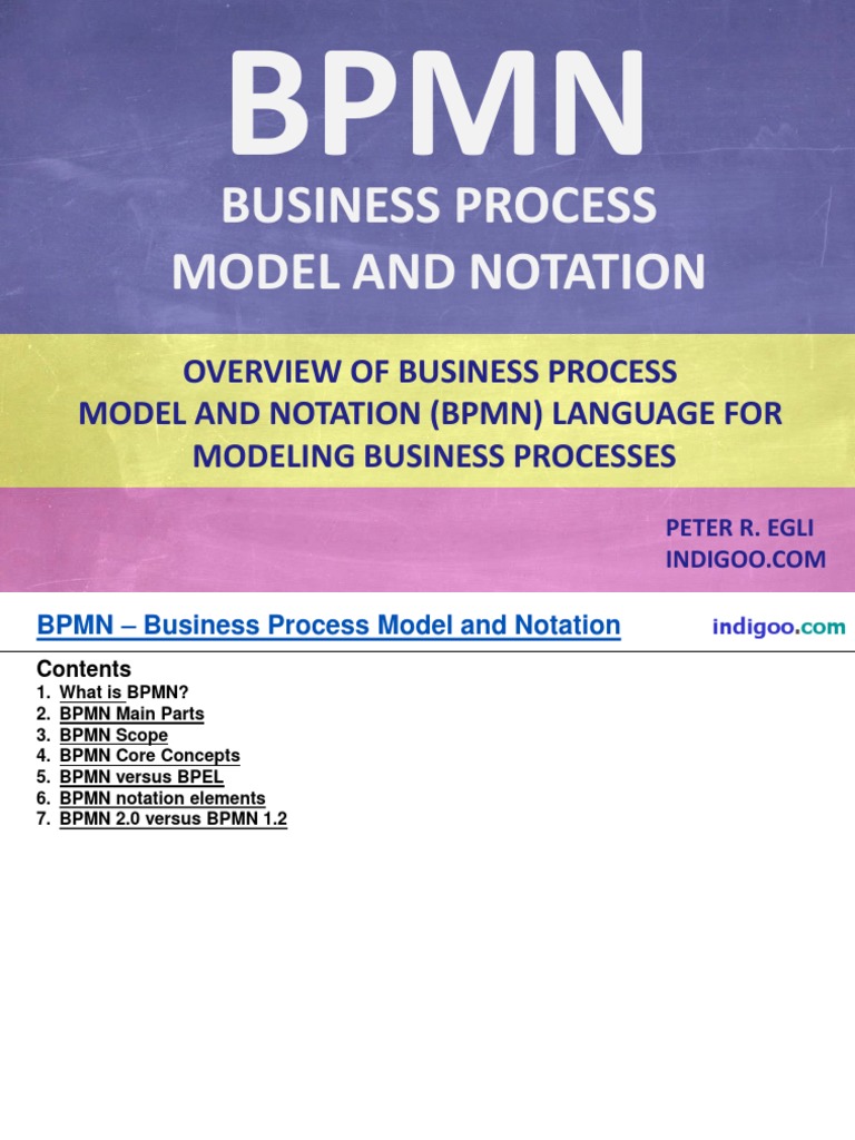 Business Processing Model and Notation (BPMN) | PDF | Business Process ...