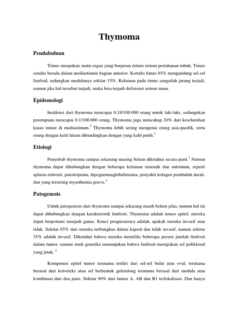 Thymoma | PDF