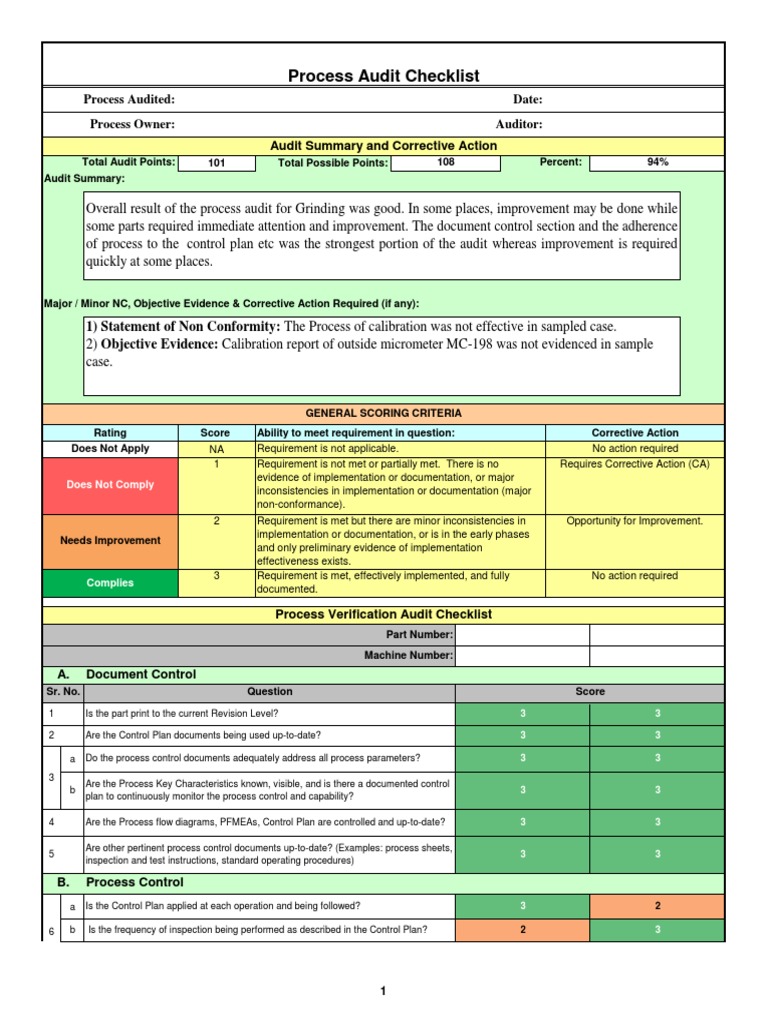 Process Audit New | PDF | Business | Computing And Information Technology