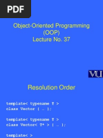 Object Oriented Programming (OOP) - CS304 Power Point Slides Lecture 16 | C++ | Integer ...