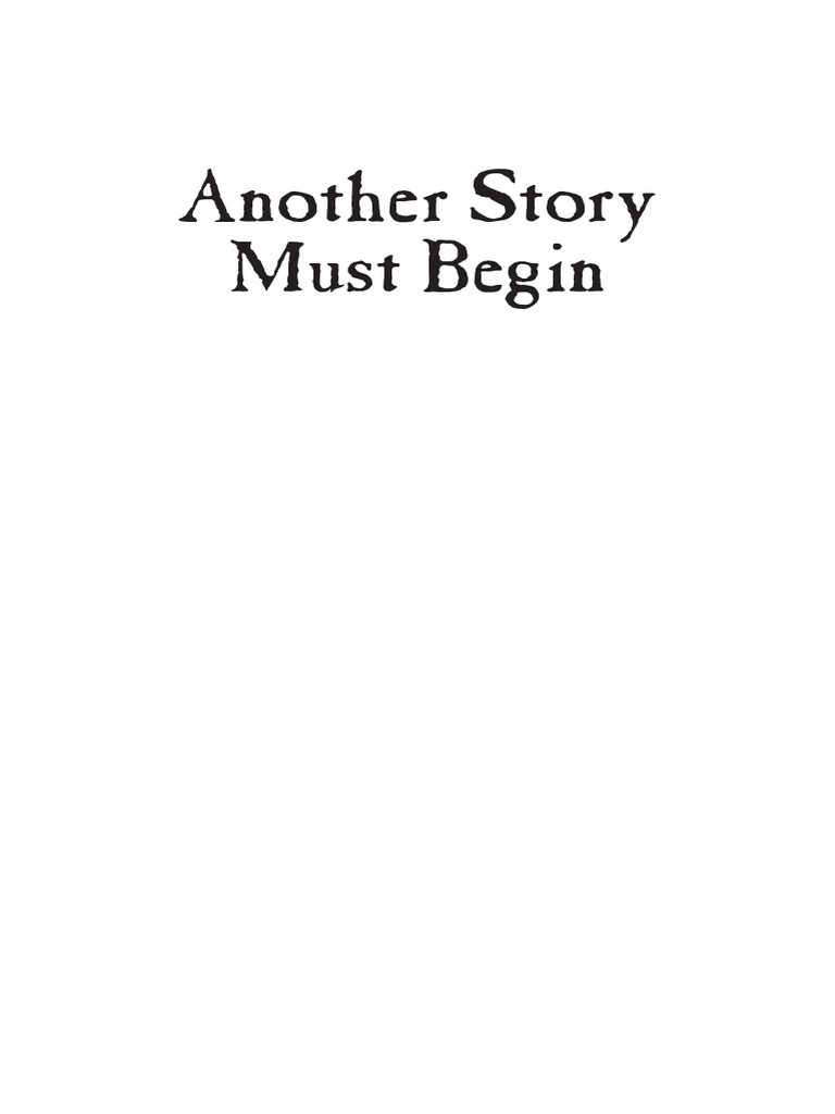 ANOTHER STORY MUST BEGIN A Lent Course Based On Les Misérables | PDF ...