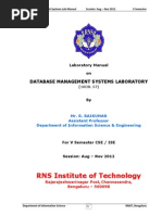 DBMS Lab Question Bank | PDF | Pl/Sql | Information Science