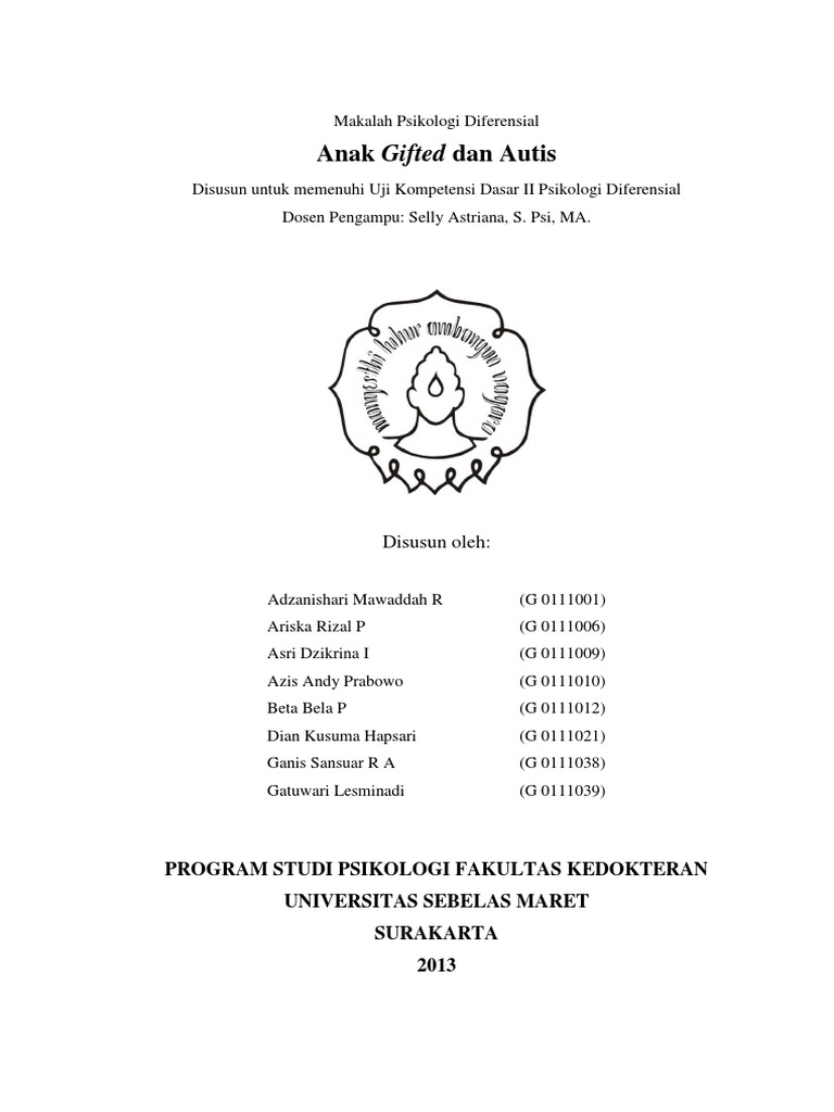 Anak Gifted Dan Autis | PDF | Pengembangan Diri