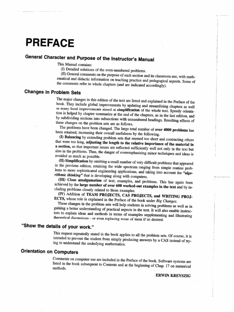 (Solution) Advanced Engineering Mathematics (9th Ed) | PDF | Science ...