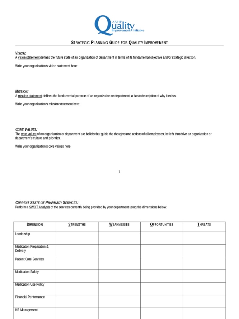 Final Strategic Planning Tool | Download Free PDF | Strategic Planning ...