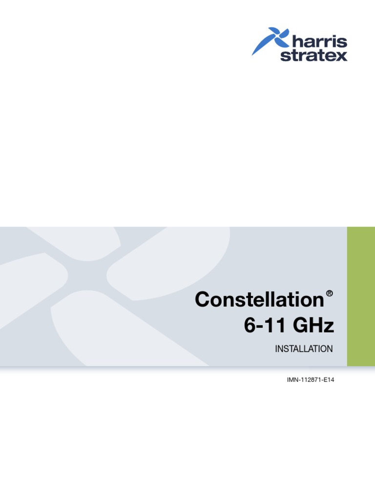 Constellation Installation and Maintenance Manual PDF | PDF ...