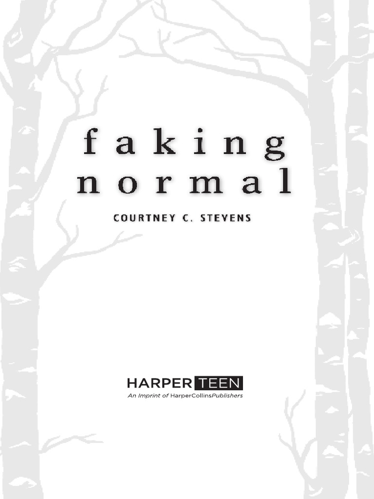 Faking Normal Excerpt | PDF