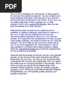 The 12 Steps of Narcotics Anonymous | PDF | Twelve Step Program | Happiness