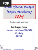 FullProf Suite: Diffraction Software Guide | PDF | X Ray Crystallography | Physical Sciences