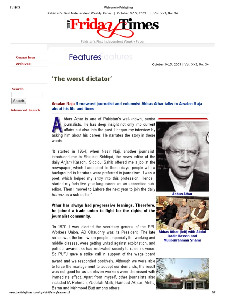 The Worst Dictator' by Raja Arsalan Khan | PDF | Zulfikar Ali Bhutto ...