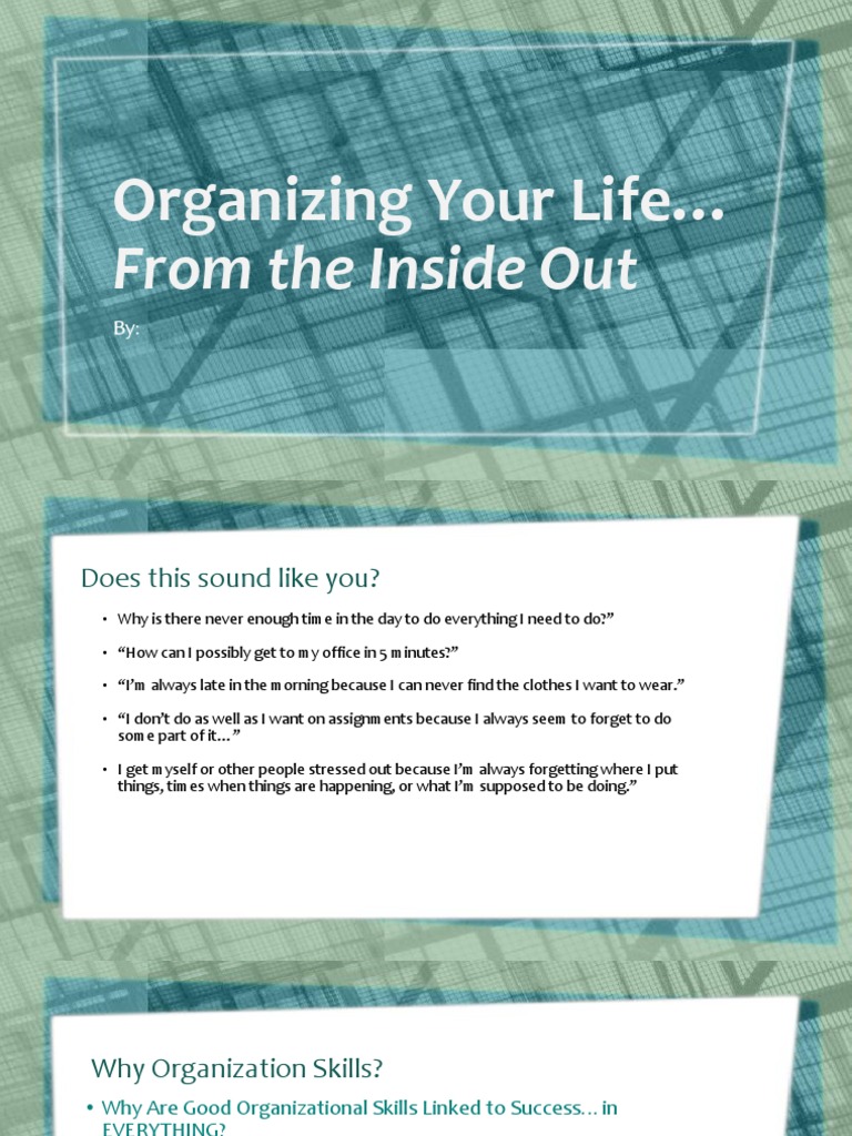 Organizing Your Life | PDF | Computing | Software